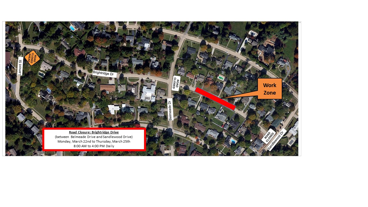 2021-03-22-Brightridge Drive Sewer Road Closure – Kingsport, TN